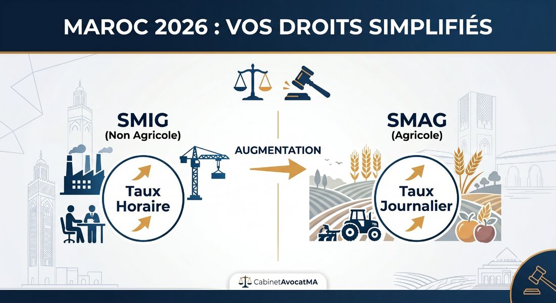 SMIG et SMAG Maroc 2026 : Quels sont vos droits